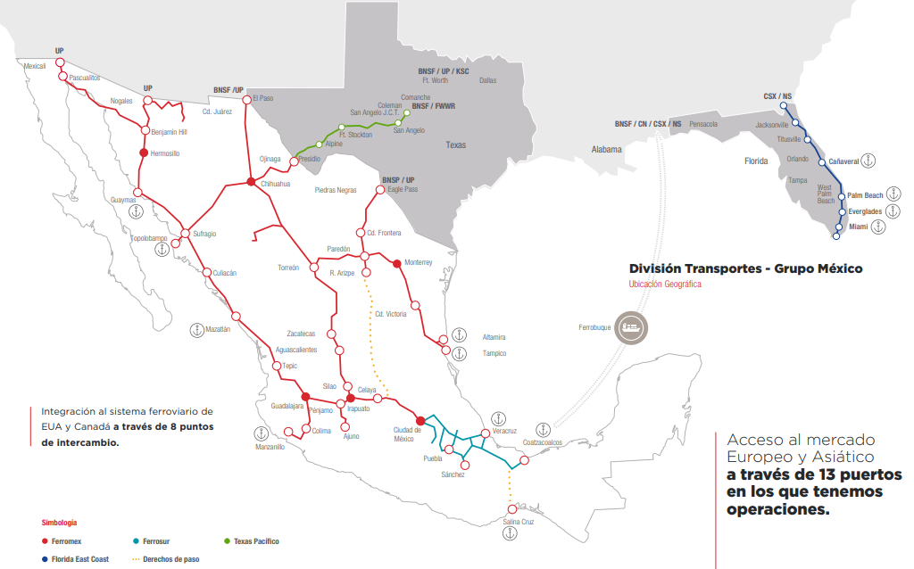 Texas Pacífico se conectará con Ferromex; MMEX a la espera - Opportimes